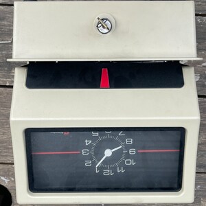 Simplex Employee Work Time Clock Model 0002 With KEY turns On - Etsy