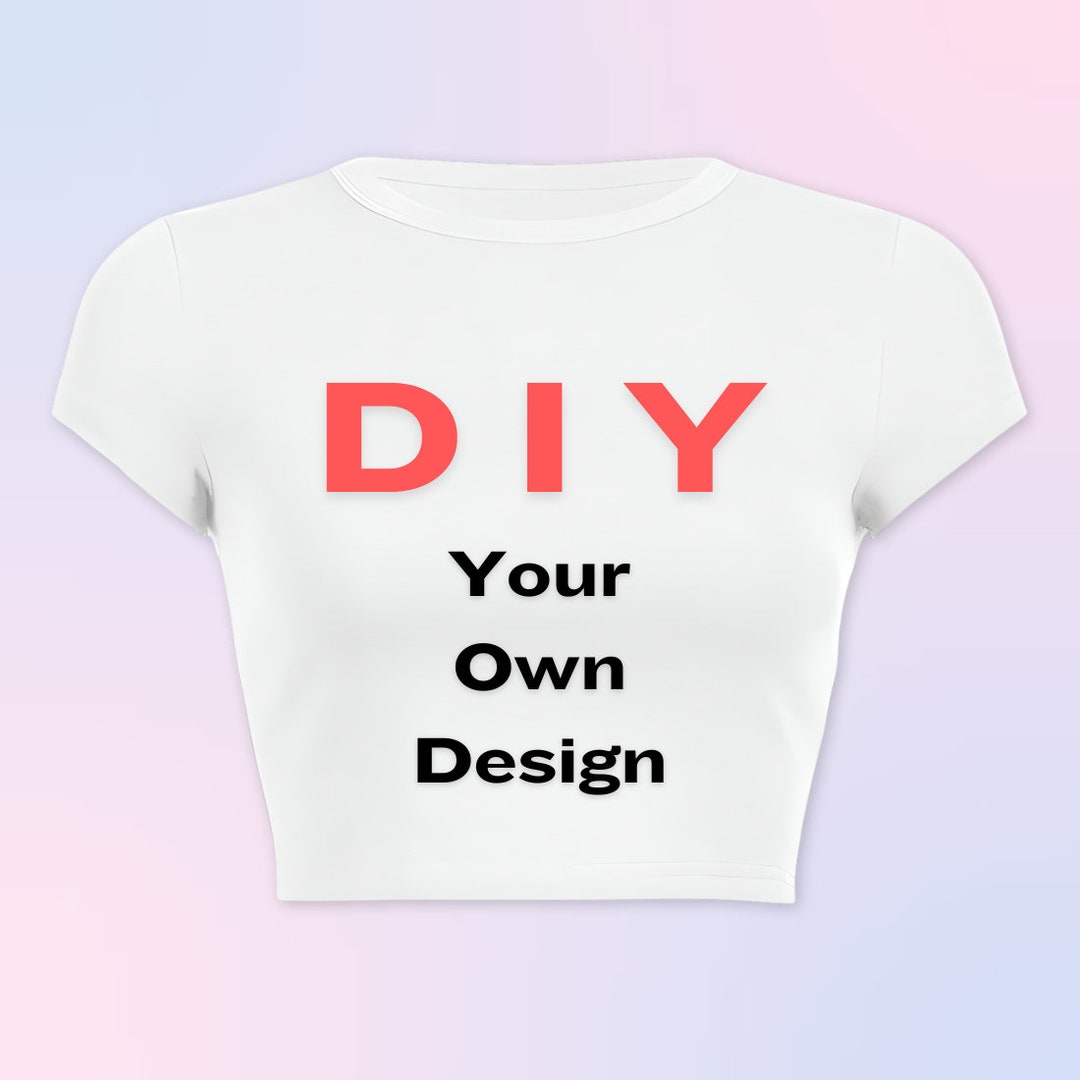 STARGIRL Y2K Custom Personalized DIY Crop Top Baby Tee - Etsy
