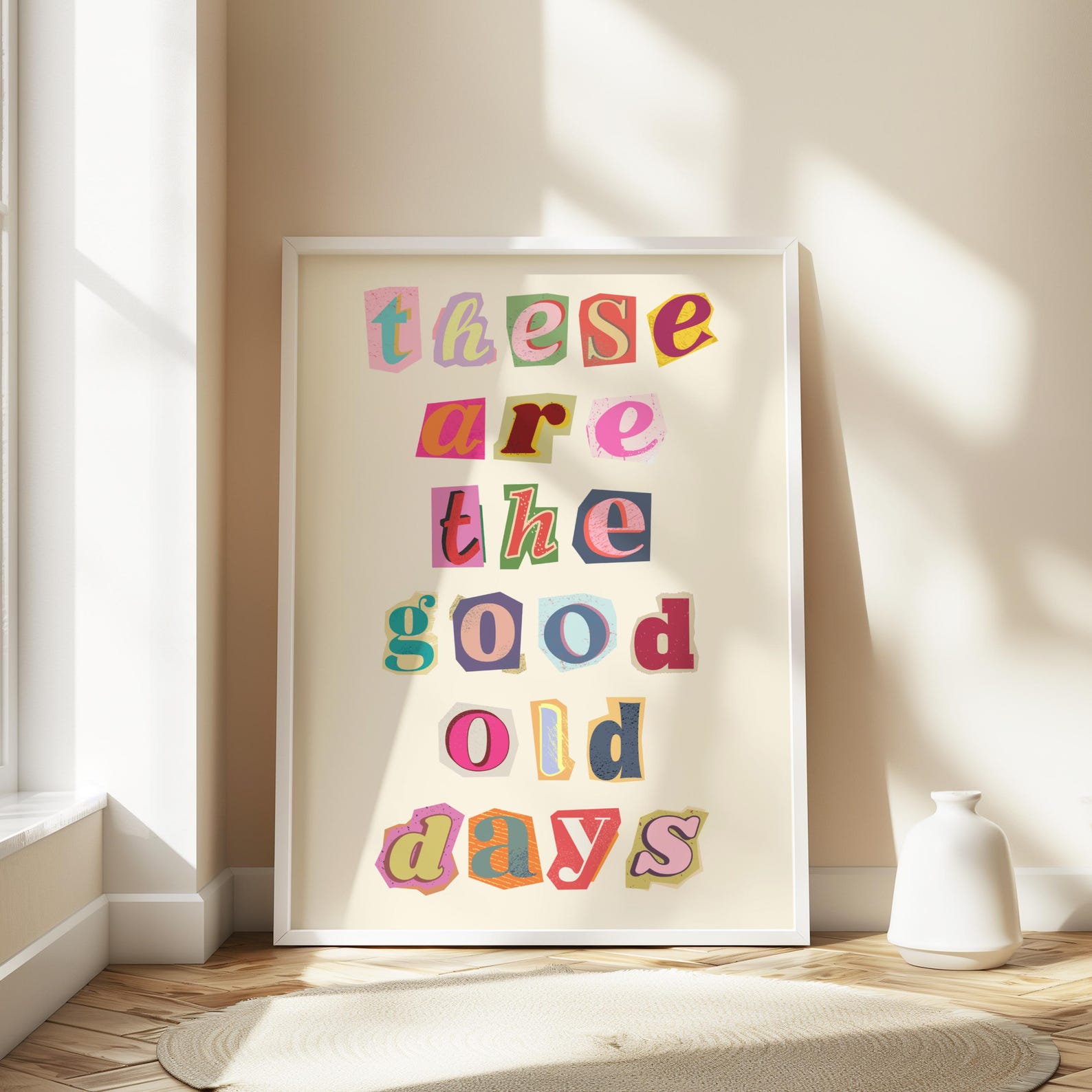 These Are the Good Old Days Digital Print, Good Old Days Wall Art, Feel ...