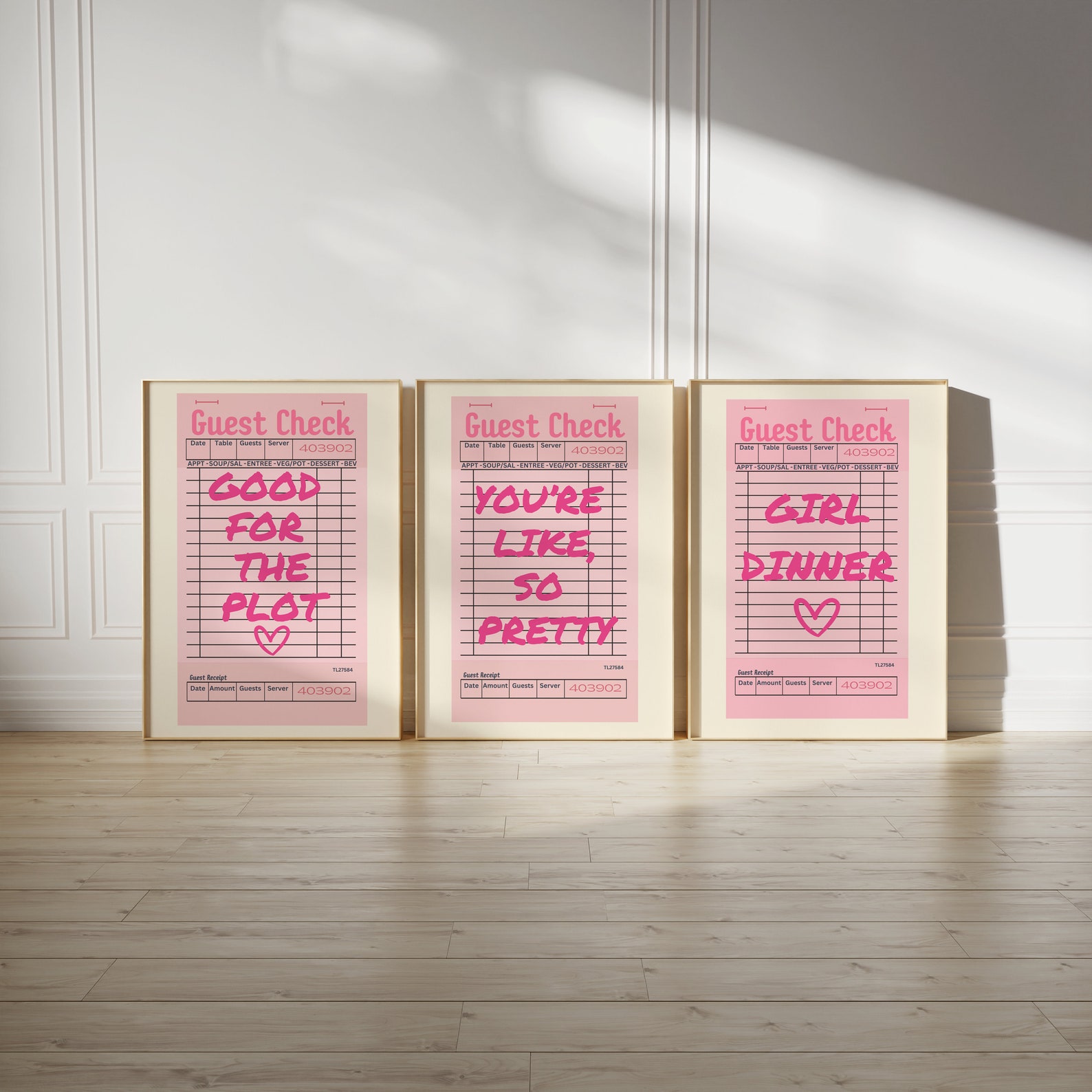 Guest Check Print, Trendy Wall Art, Good for the Plot Print, Retro Wall Art, Bar Cart Art ...