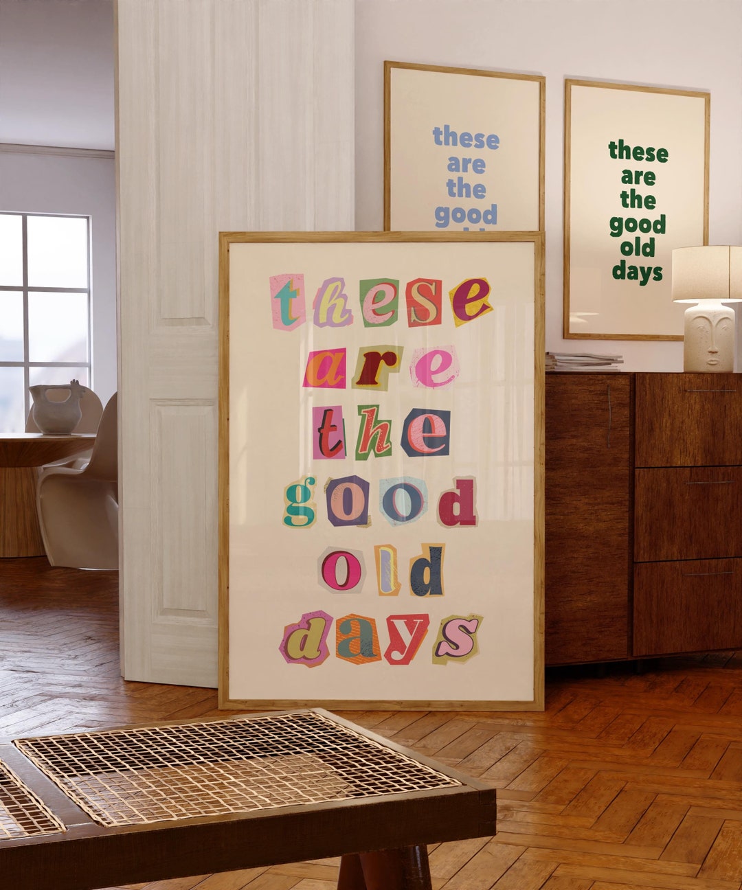 These Are the Good Old Days Digital Print, Good Old Days Wall Art, Feel ...