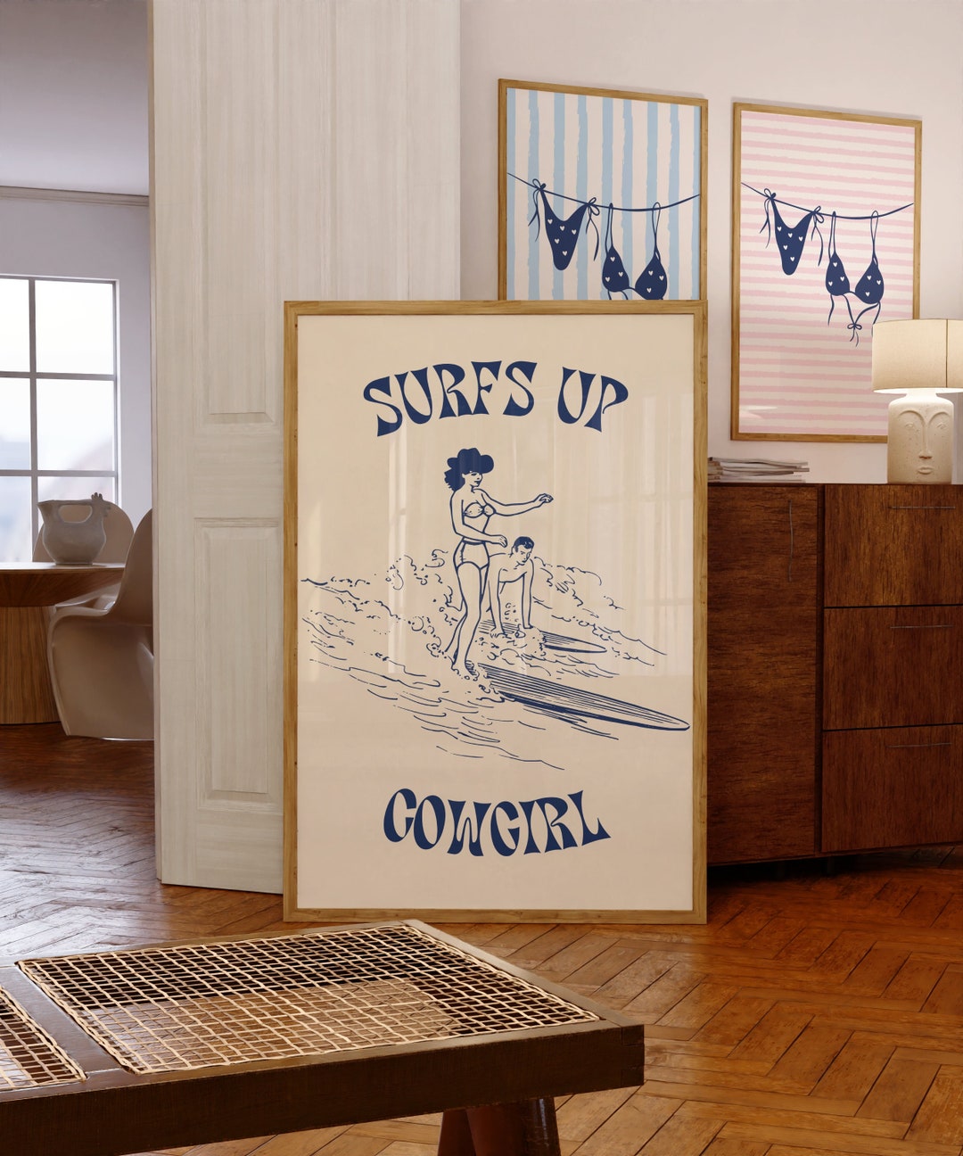Coastal Cowgirl Printable, Surfs up Coast Cowgirl Print Cowgirl Surfer ...