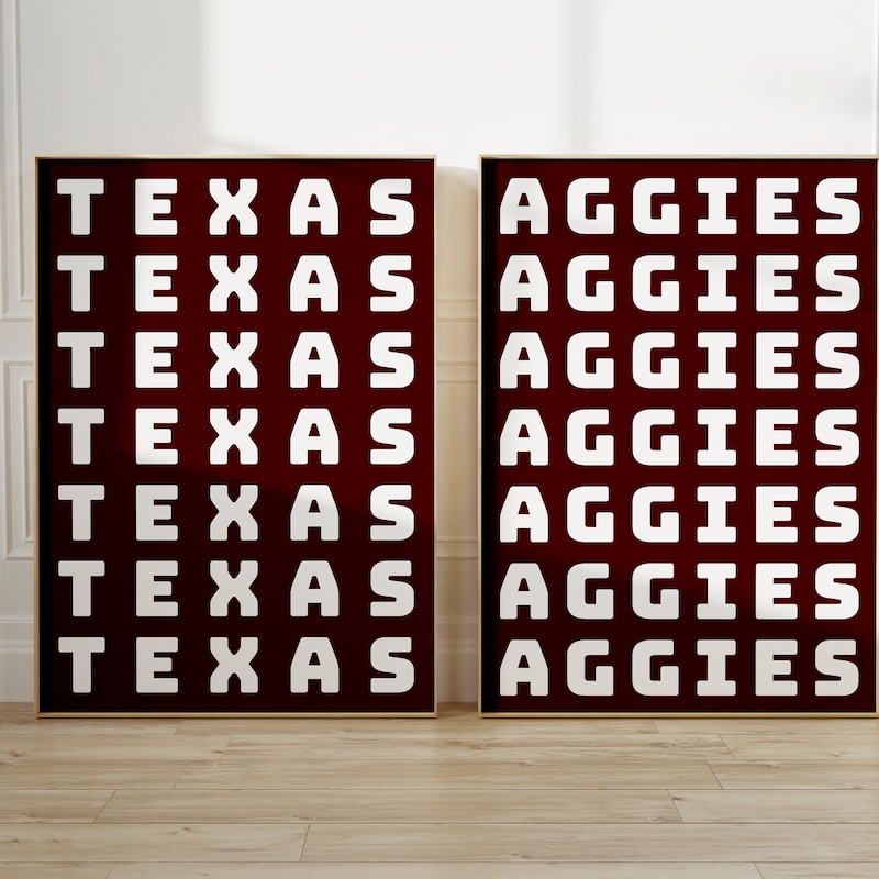 Poster Aggie - Etsy