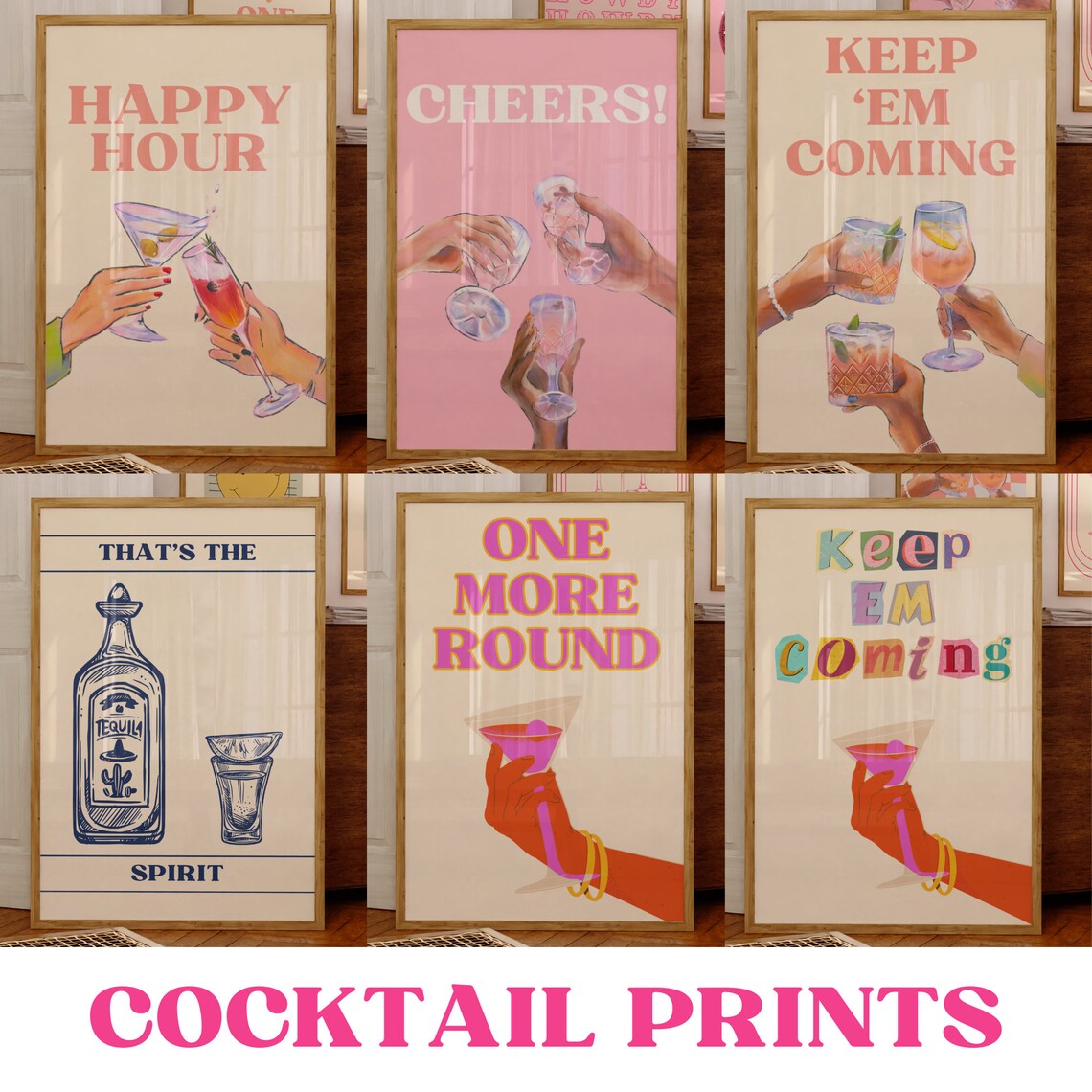 Bar Cart Wall Art Mega Bundle, Whole Shop Bundle, 200 Bar Cart Files ...