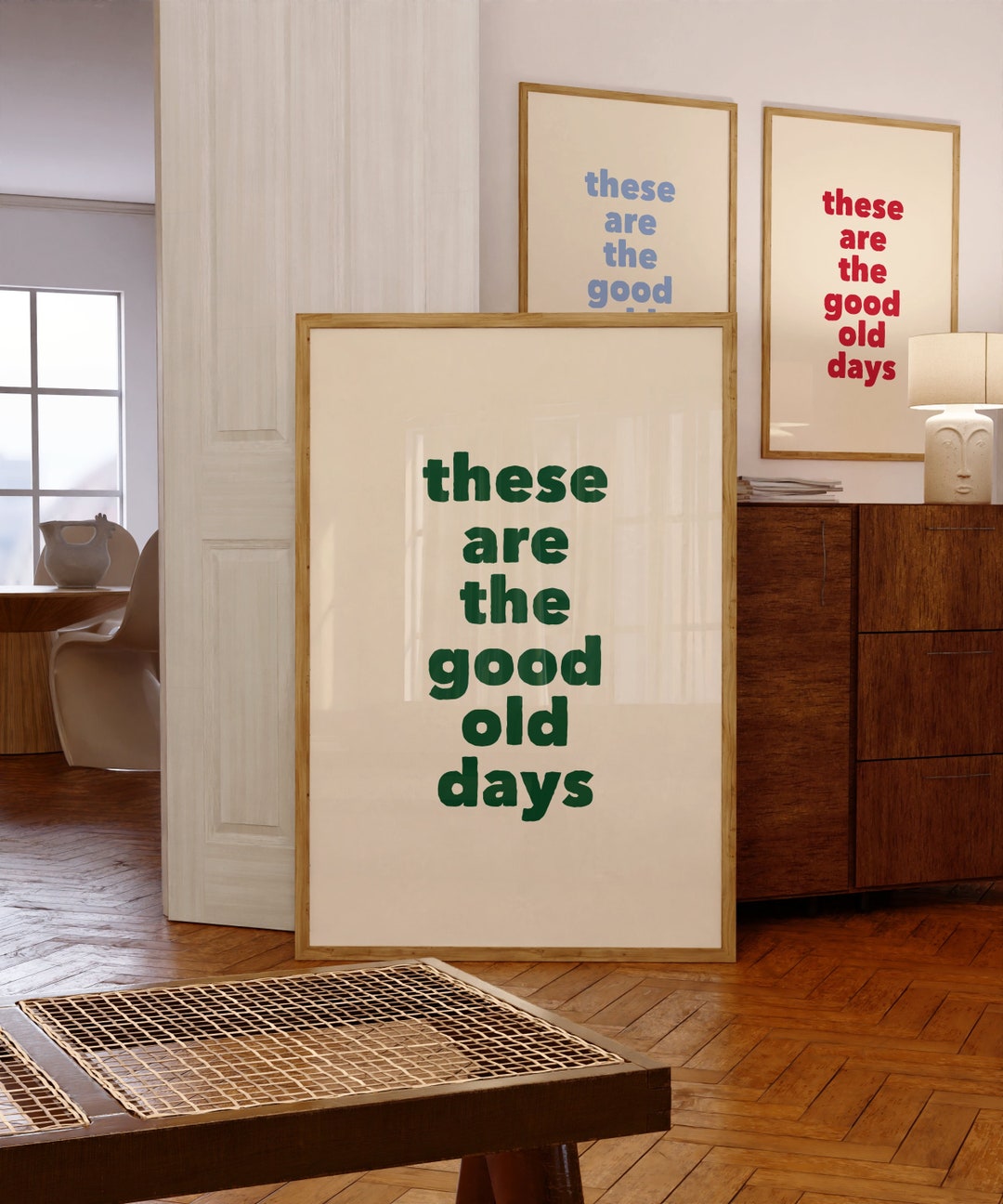 These Are the Good Old Days Digital Print, Good Old Days Wall Art, Feel ...