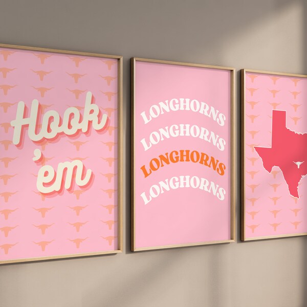 Cute Texas Wall Art - Etsy