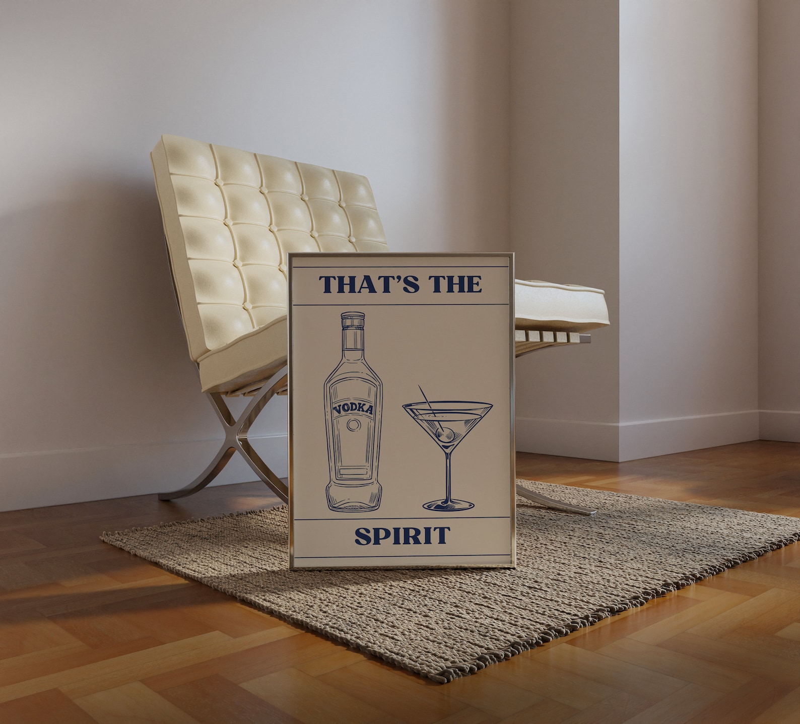Bar Art Print, Vintage Liquor Poster, Bar Cart Wall Art, That's the ...