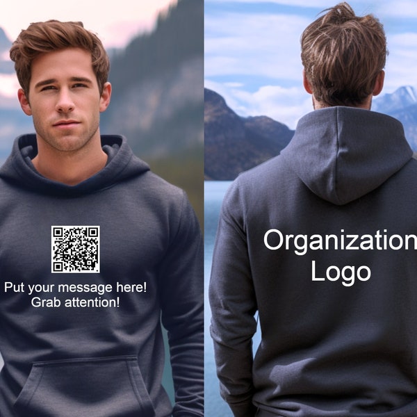 Qr Code Hoodie - Etsy