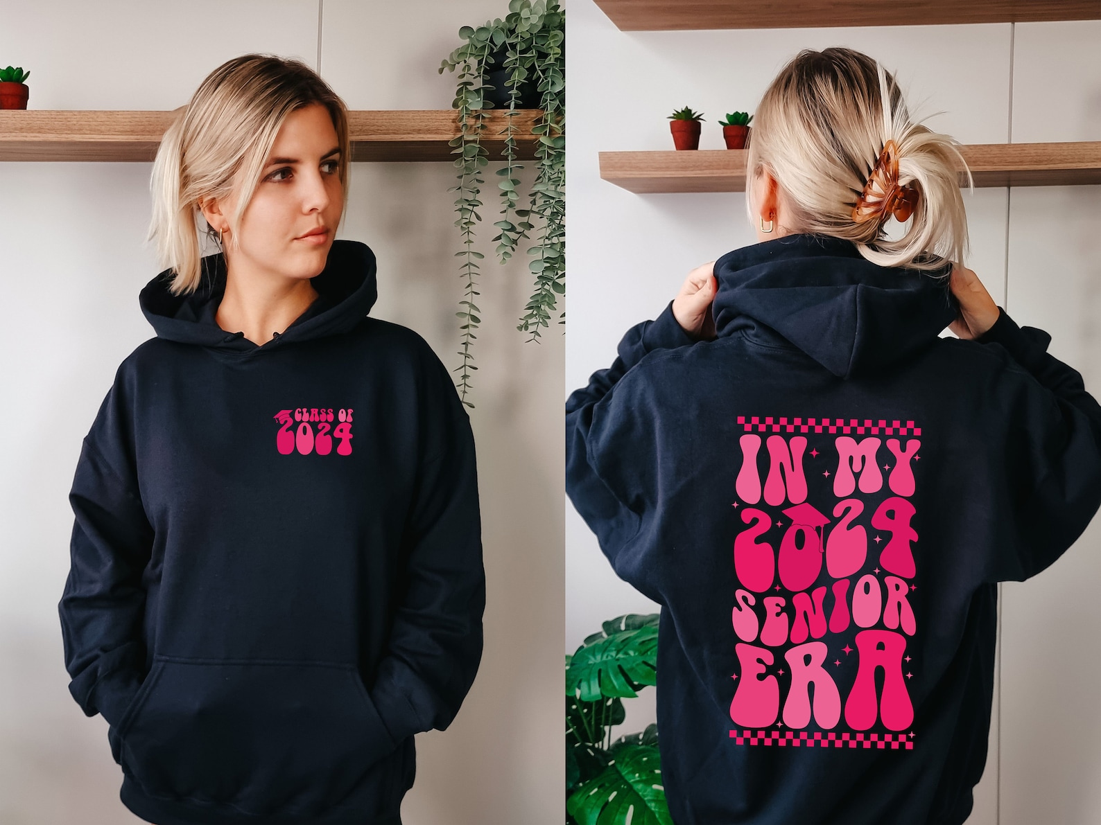 In My Senior Era Hoodie, Senior 2024 Hoodie, High School Graduate ...