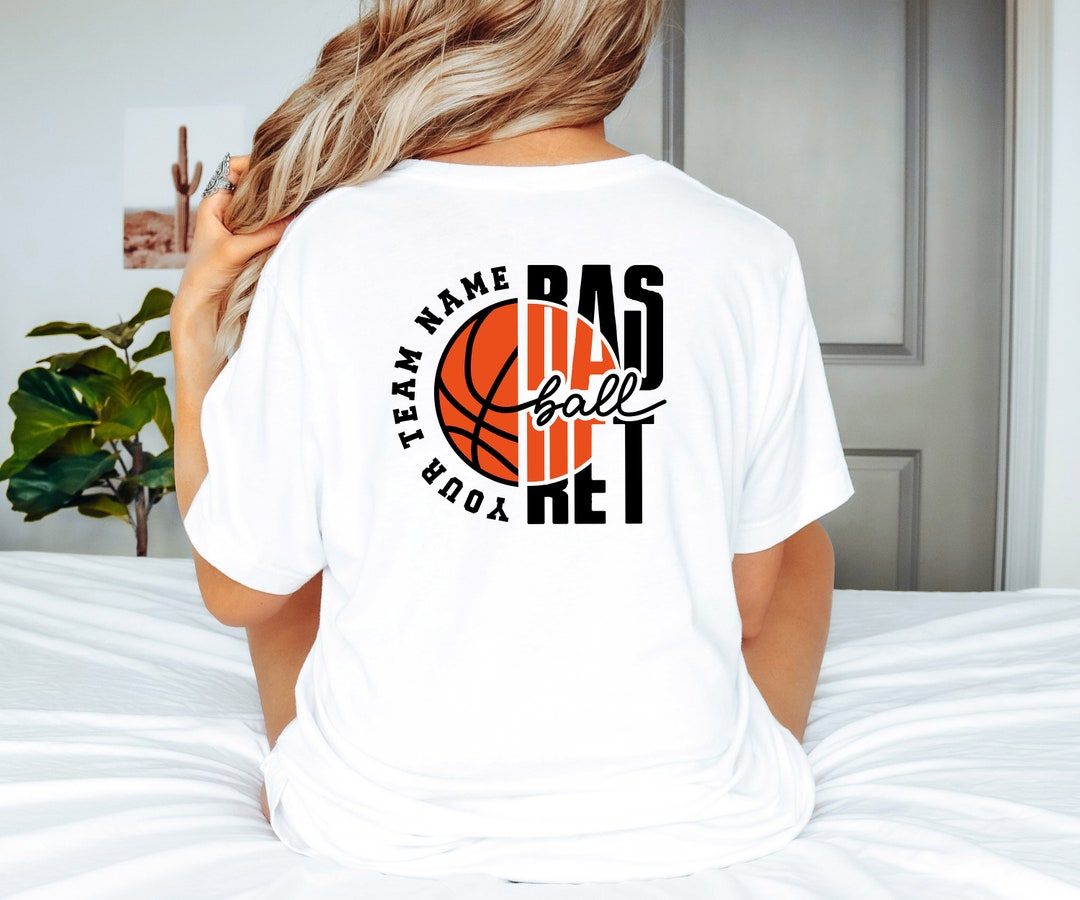 Custom Basketball Team T-shirt, Basketball Team Name T Shirt ...