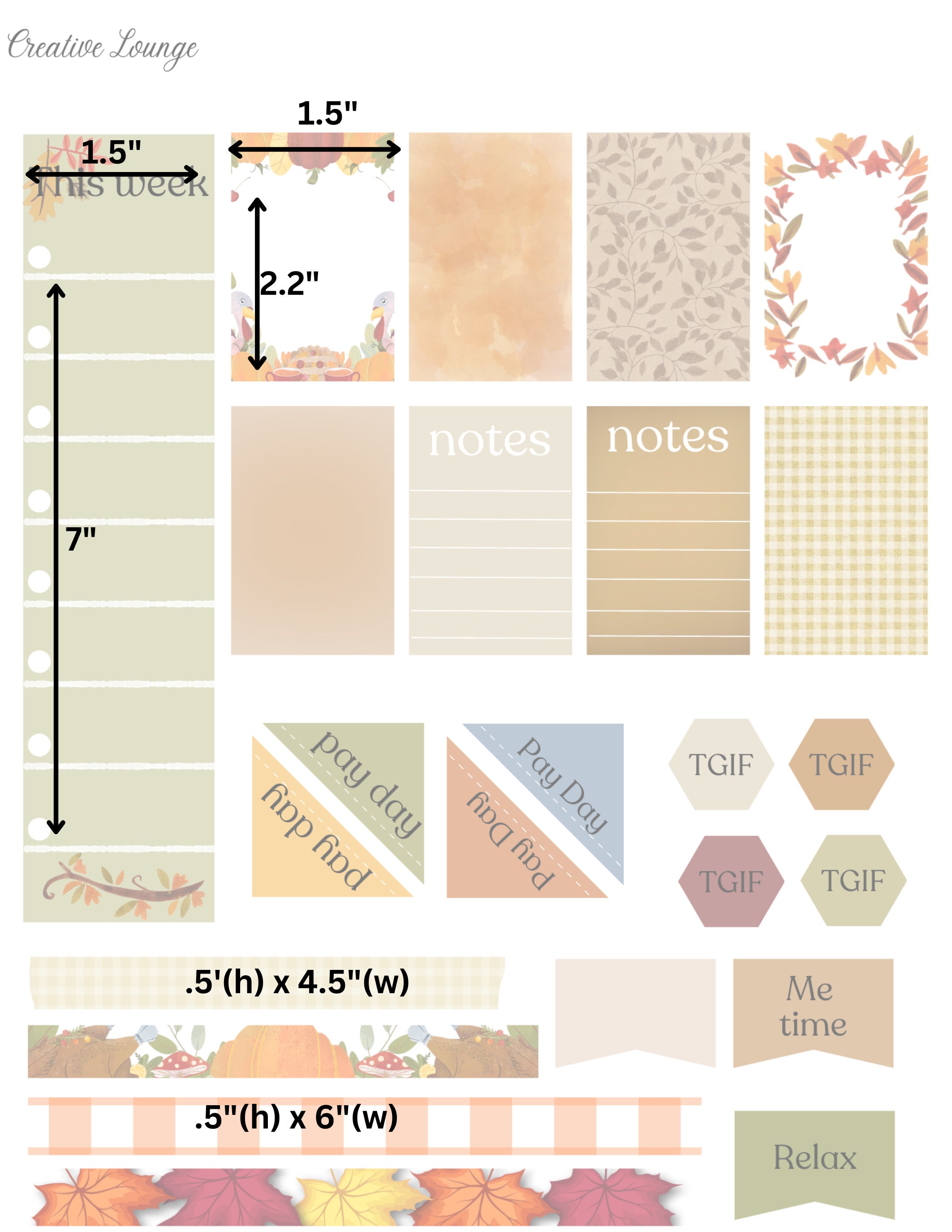 Printable Planner Stickers, Happy Planner Classic Weekly Printable ...