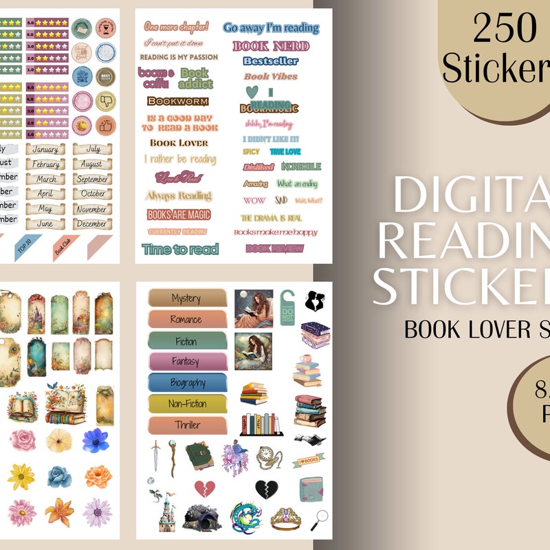 Journal Stickers - Etsy