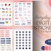 Digital Planner Stickers | Printable Stickers | Everyday Theme Stickers ...