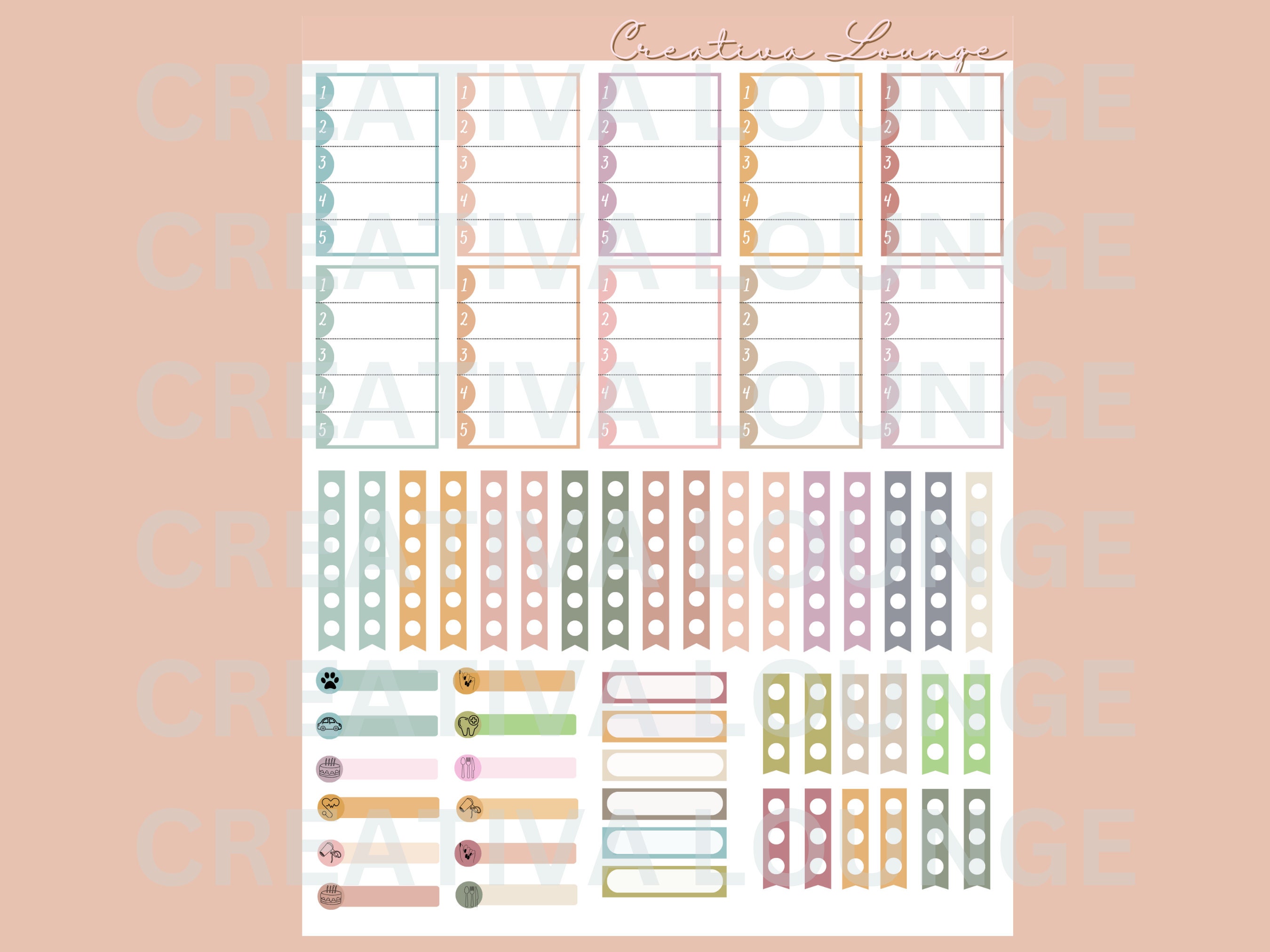 Happy Birthday Digital Planner Sticker, Transparent Background Digital ...
