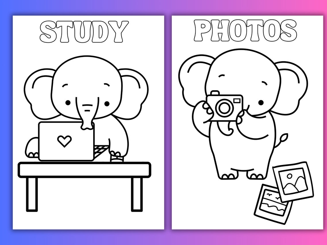 Printable Children Coloring Pages Digital Coloring Pages Children ...