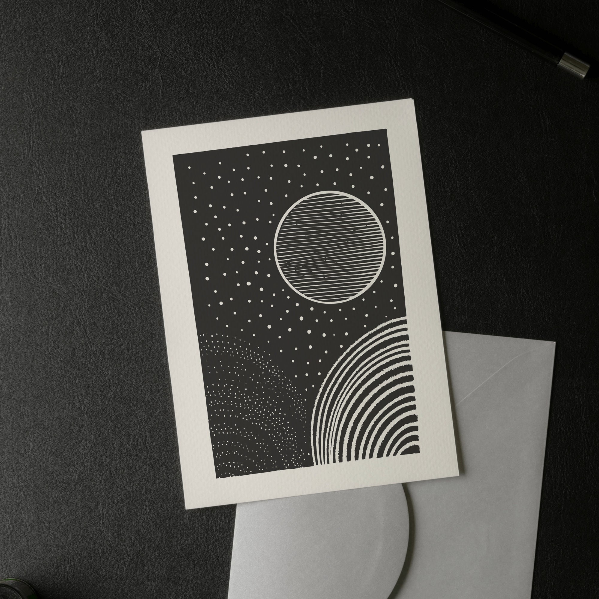 Total Solar Eclipse Digital Download Printable Greeting Card: Celestial ...