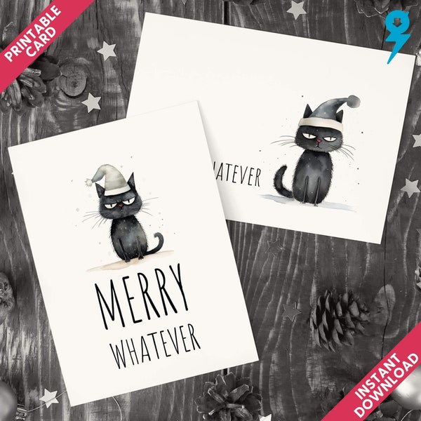 Grumpy Cat Card - Etsy