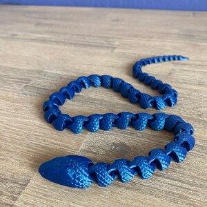 3d Printed Articulated Snake Fidget Toy - Etsy