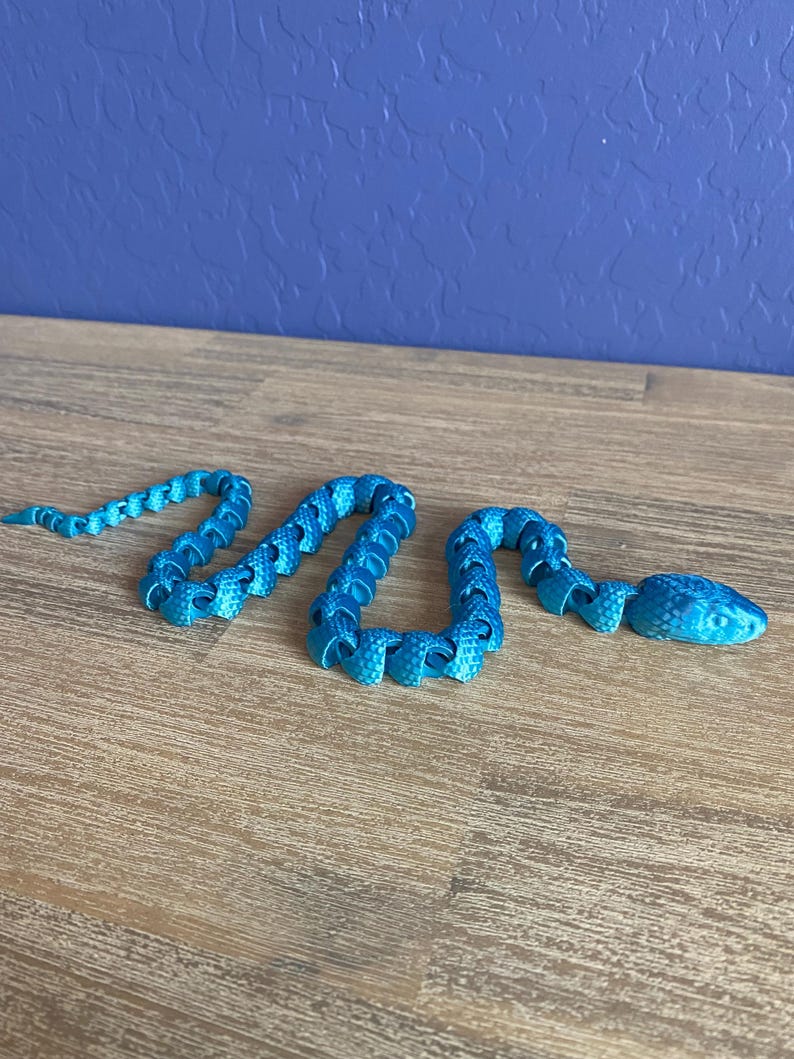3d Printed Articulated Snake Fidget Toy - Etsy