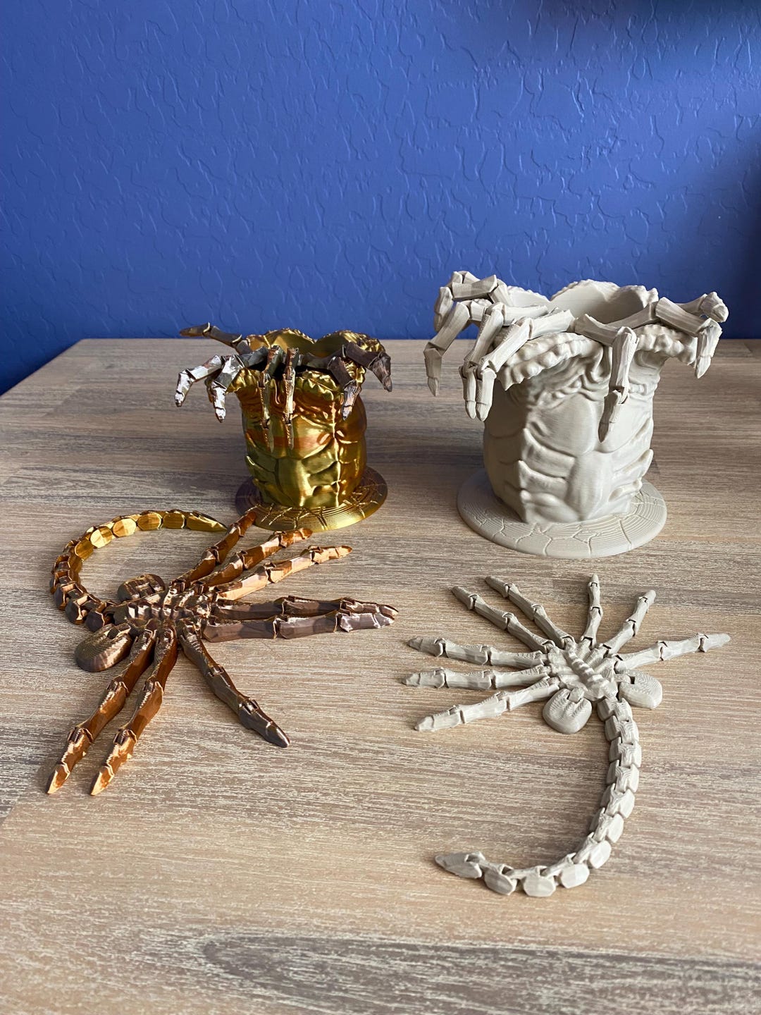 Alien Face Hugger Fidget Toy and Open Egg Sac - Etsy