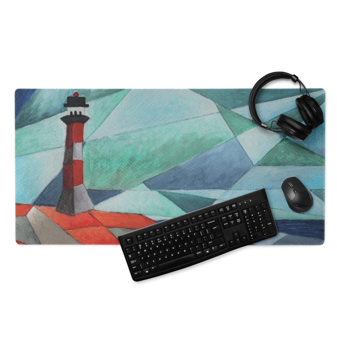 Mary's Lighthouse Desk Mat - Etsy