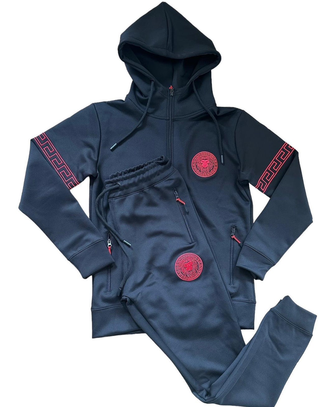 Mens Full Tracksuit Set Hoodie Lion Designer Urban Hip Hop - Etsy