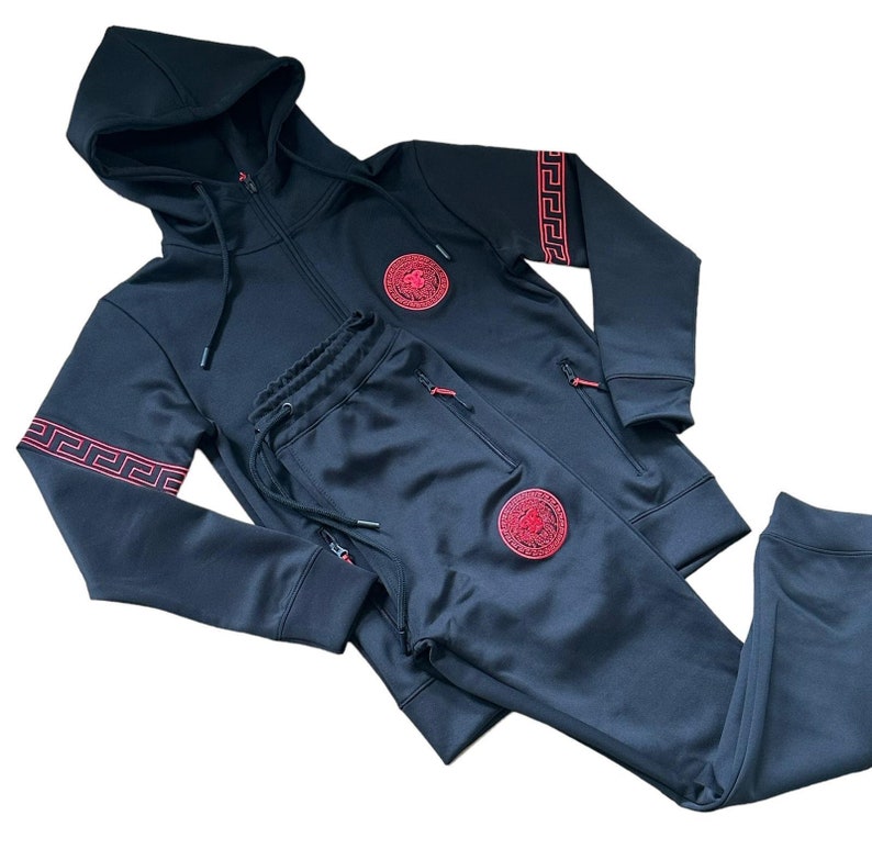 Mens Full Tracksuit Set Hoodie Lion Designer Urban Hip Hop - Etsy