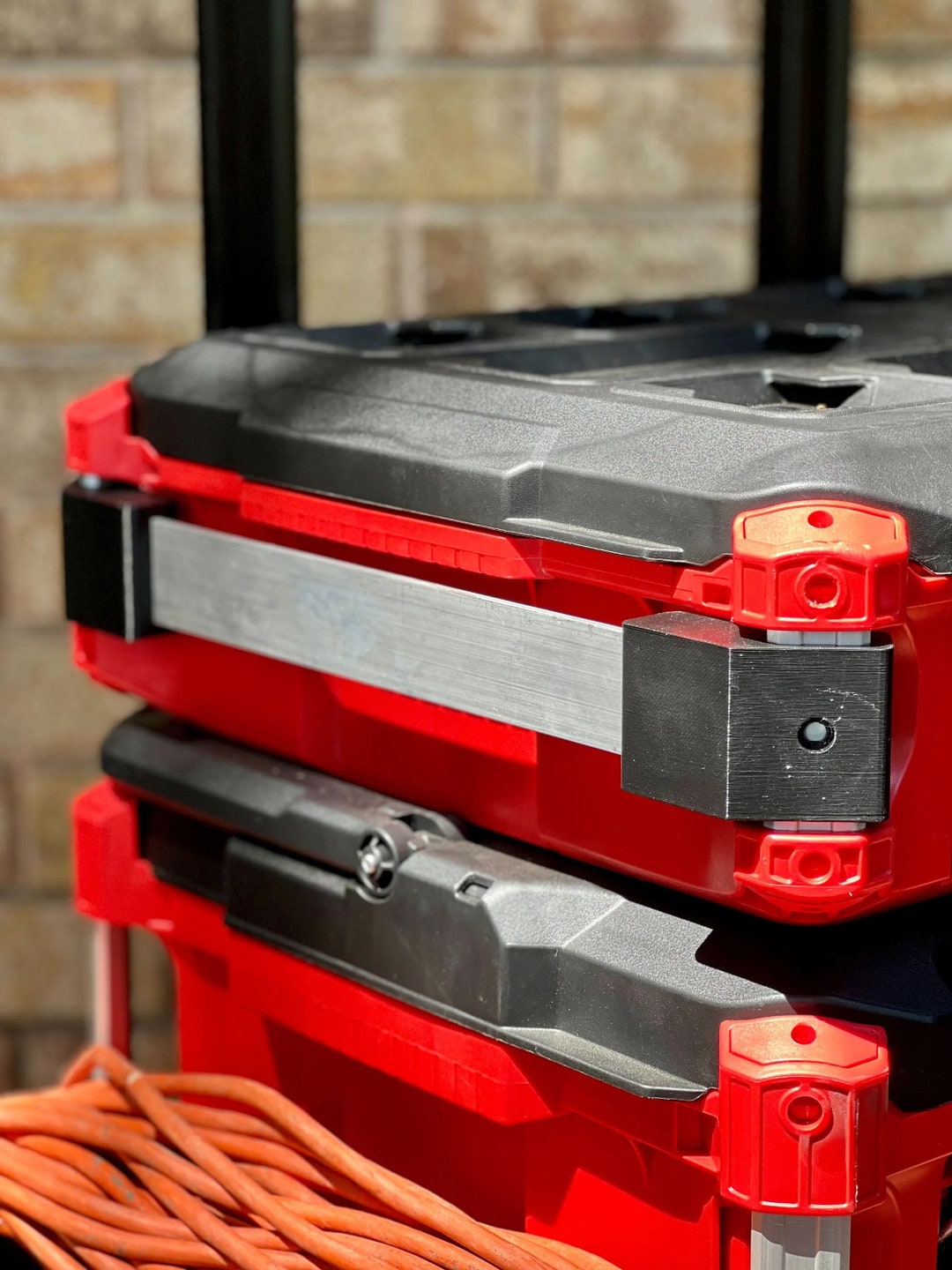 Metal Rail + Bracket Adapter Complete Kit for Milwaukee Packout ...