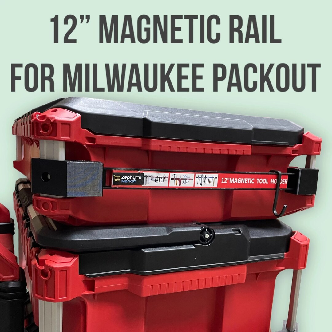 12" Magnetic Rail for Milwaukee Packout - Etsy