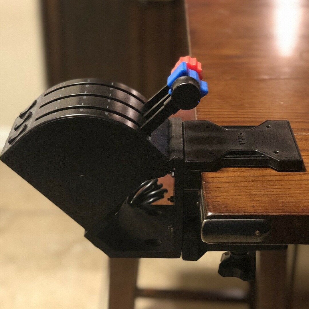 45 Degree Tilt Adapter for Saitek/logitech Flight Sim Throttle Quadrant ...