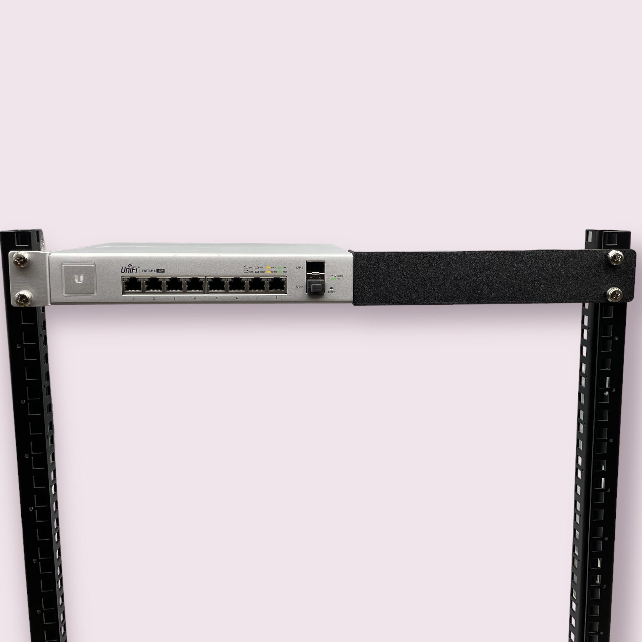 19" 1U Server Rack Mount for Ubiquiti Unifi Switch 8 150W (US-8-150W ...