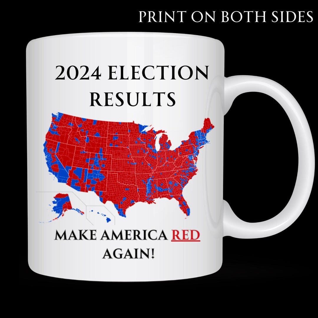 Trump Mug, 2024 Election Results Trump Mug, Election Campaign Cup ...