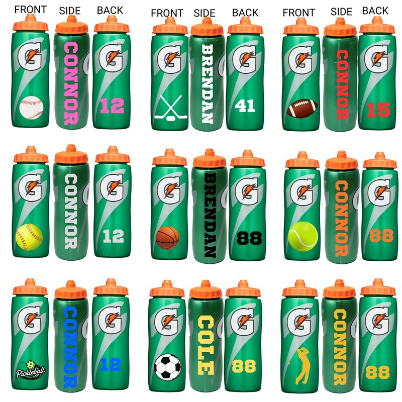 Team Water Bottles - Etsy