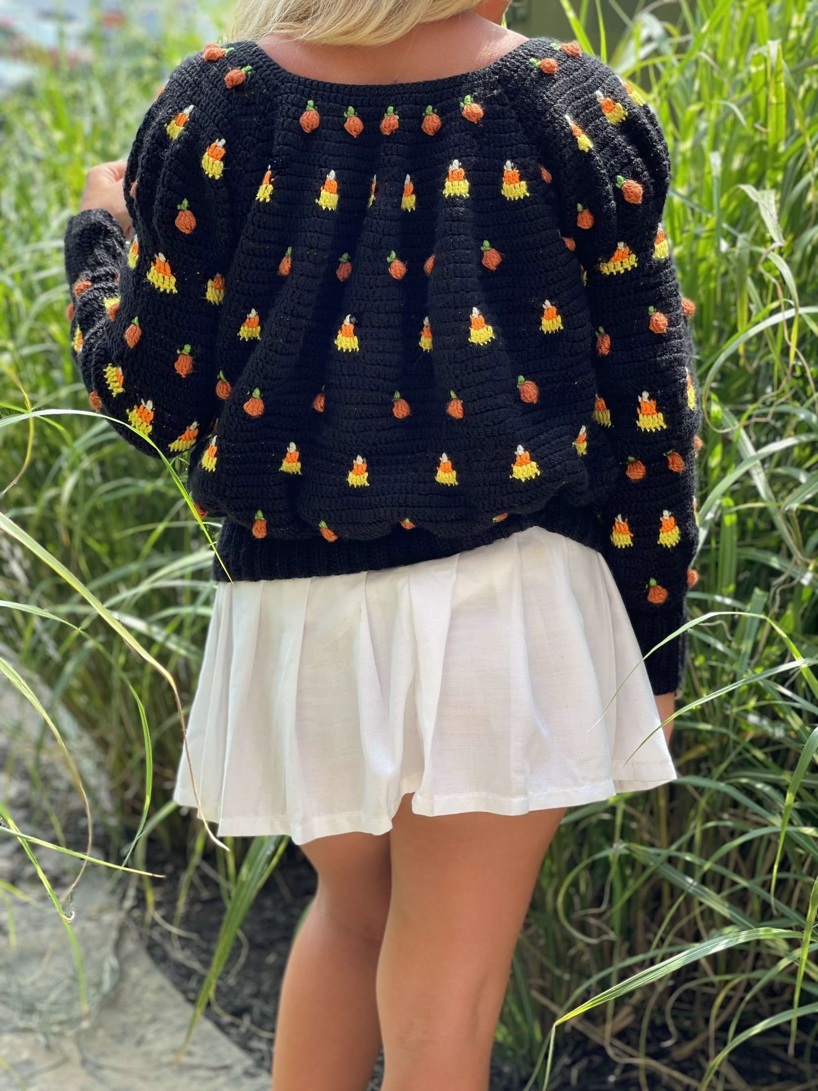 Halloween Candy Crochet Sweater/sweater Vest Pattern - Etsy