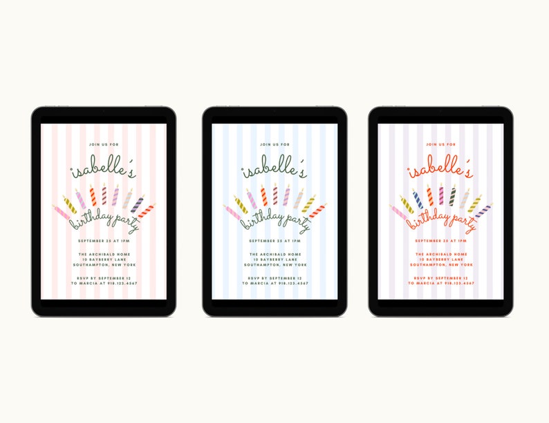 Birthday Invitation Template | Customizable Birthday Party Invite ...