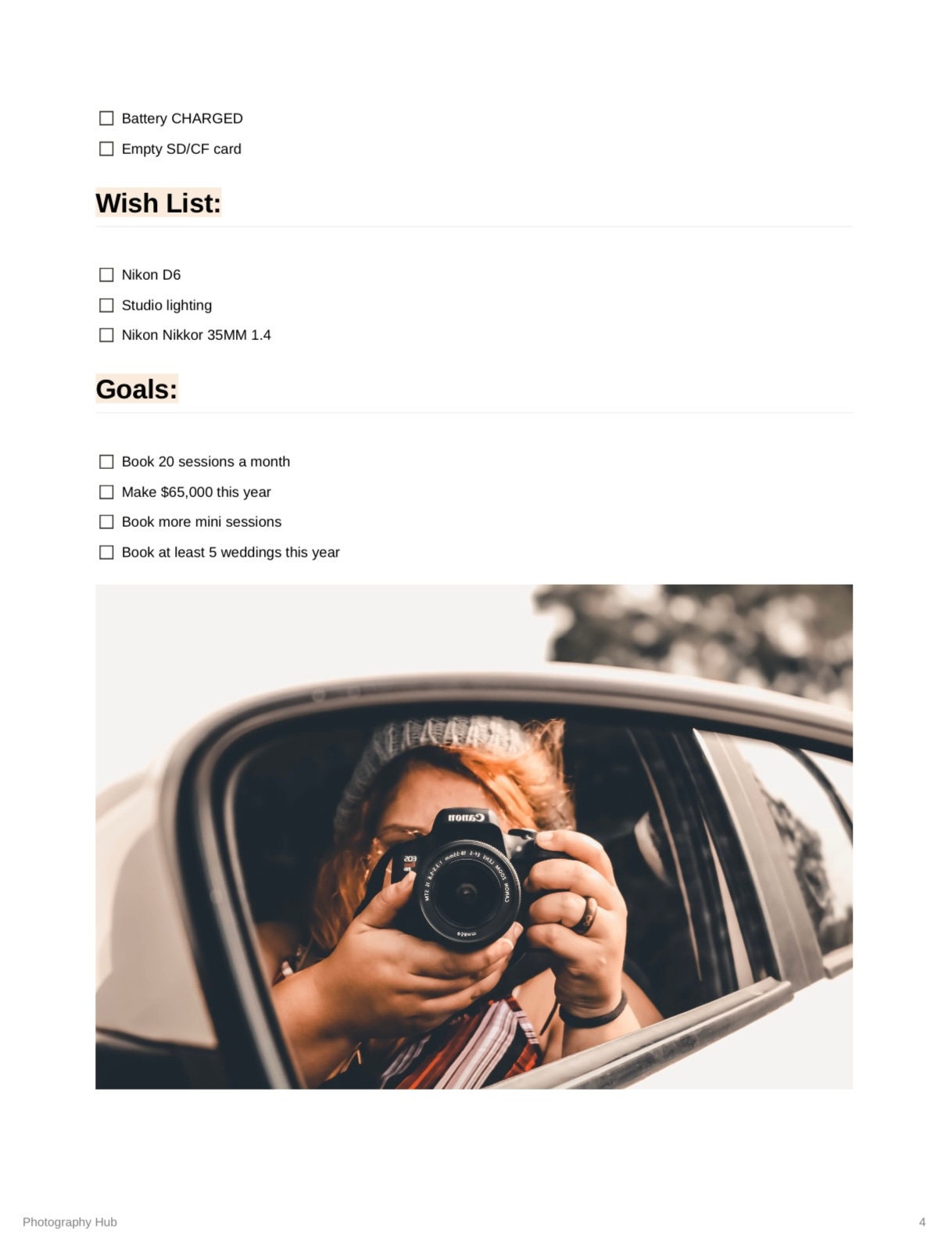 Photography NOTION Template, Notion HUB Template, Notion Workflow Template, Photographers Notion ...