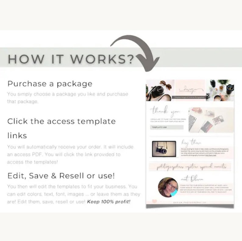 OPENING Photography Template CANVA, Social Media Post for Photography ...
