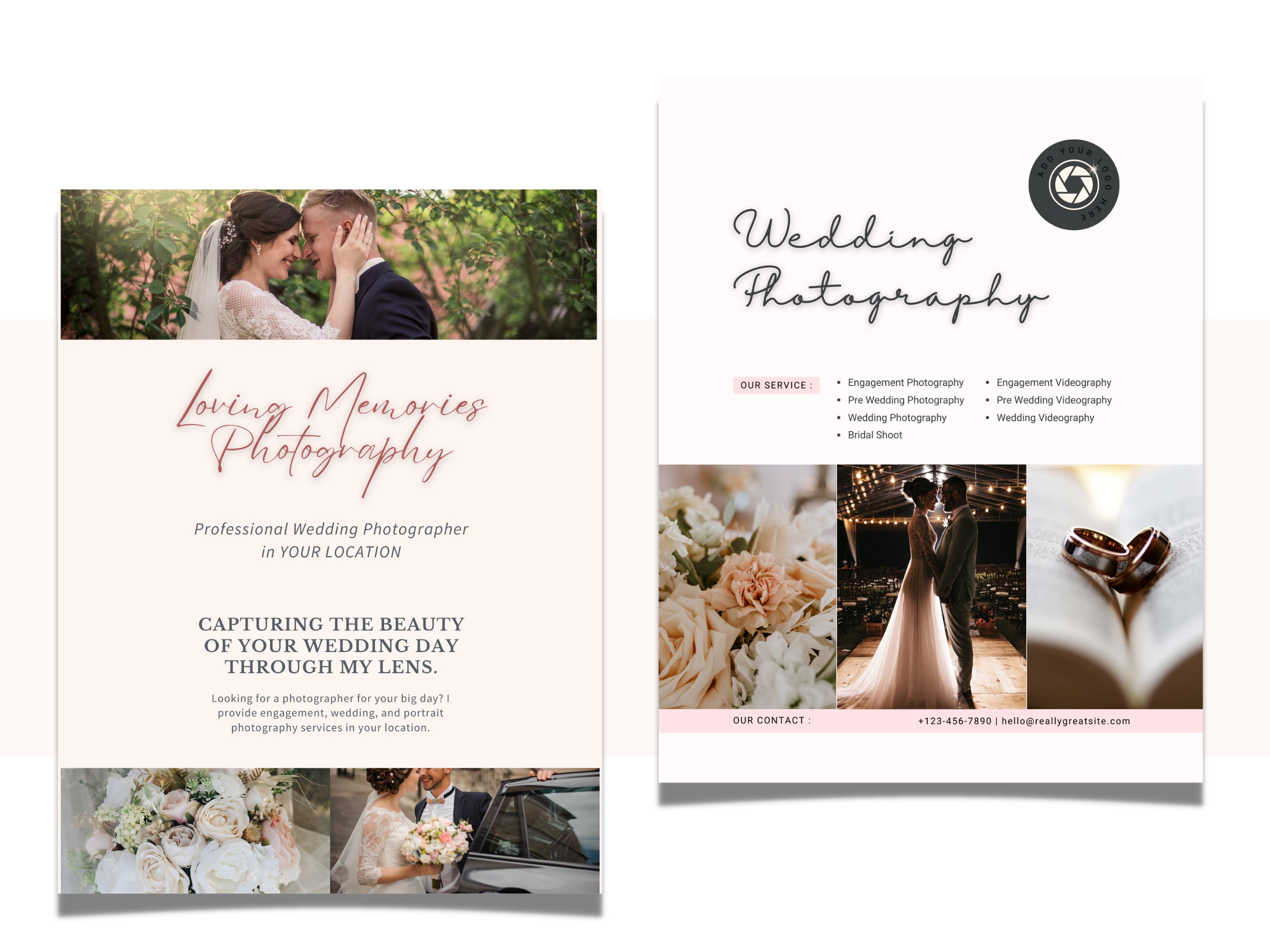 Customizable Photography Bundle | Photography Flyers | Photography ...