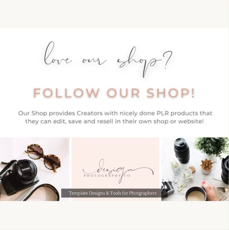 OPENING Photography Template CANVA Social Media Post for - Etsy