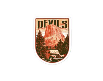 Devils Tower National Monument Sticker - Etsy