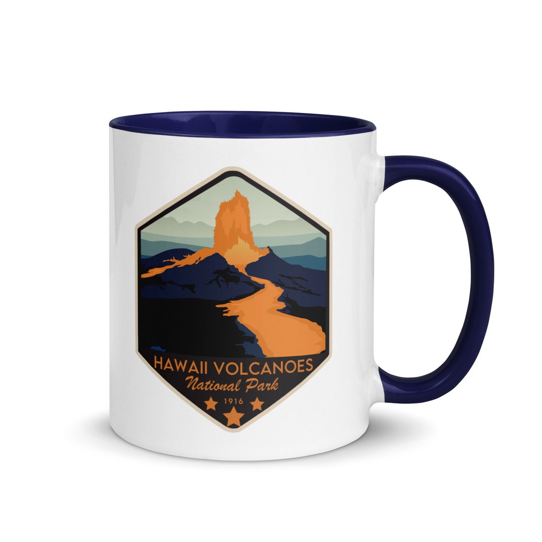 Hawaii Volcanoes National Park Mug (9 Colors) - Etsy