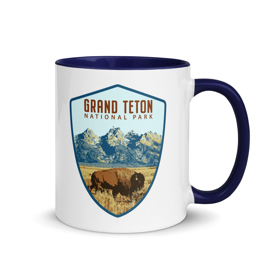 Grand Teton National Park Mug (9 Colors) - Etsy