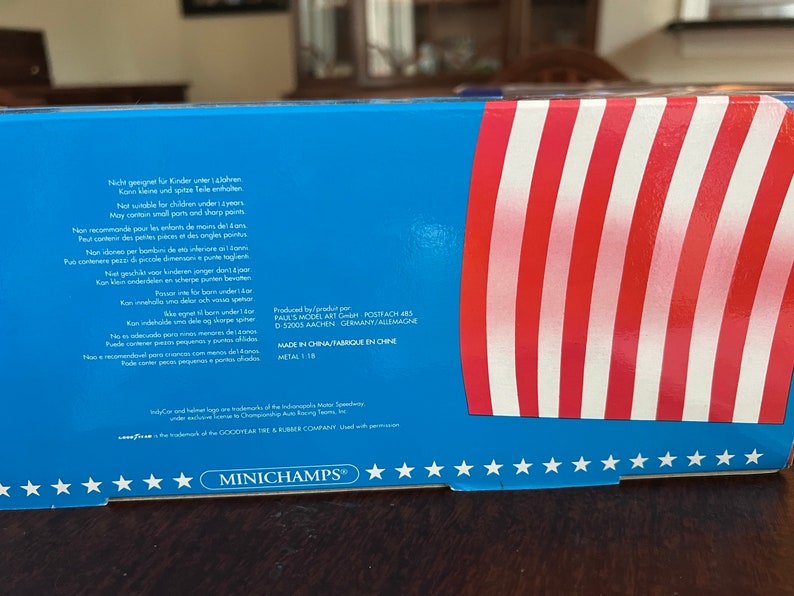 Juan Manuel Fangio II Indy 500 Vintage Replica Indy Car Collection Mini ...