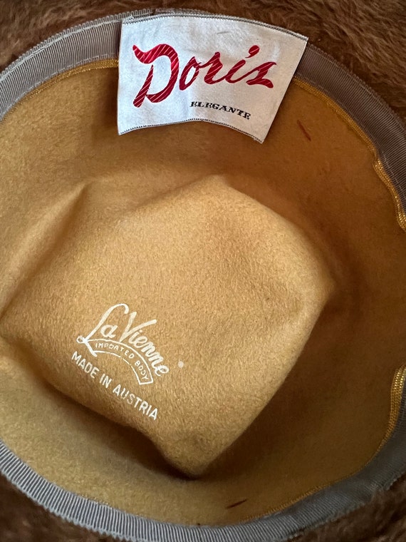 Vintage Doris (Day) elegante western hat of faux fur … - Gem