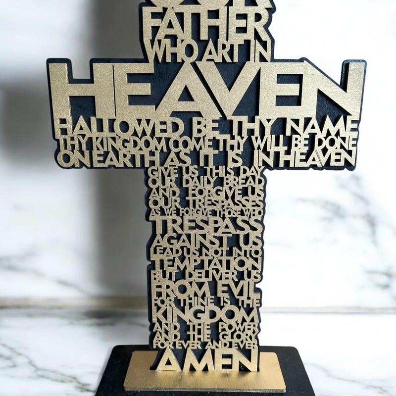 Prayer Cross - Etsy