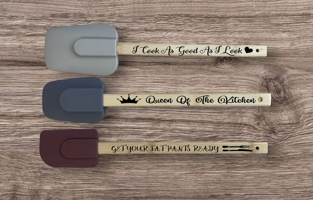 Kitchen Utensil Set Silicone Personalized Kitchen Utensils Mother's Day ...