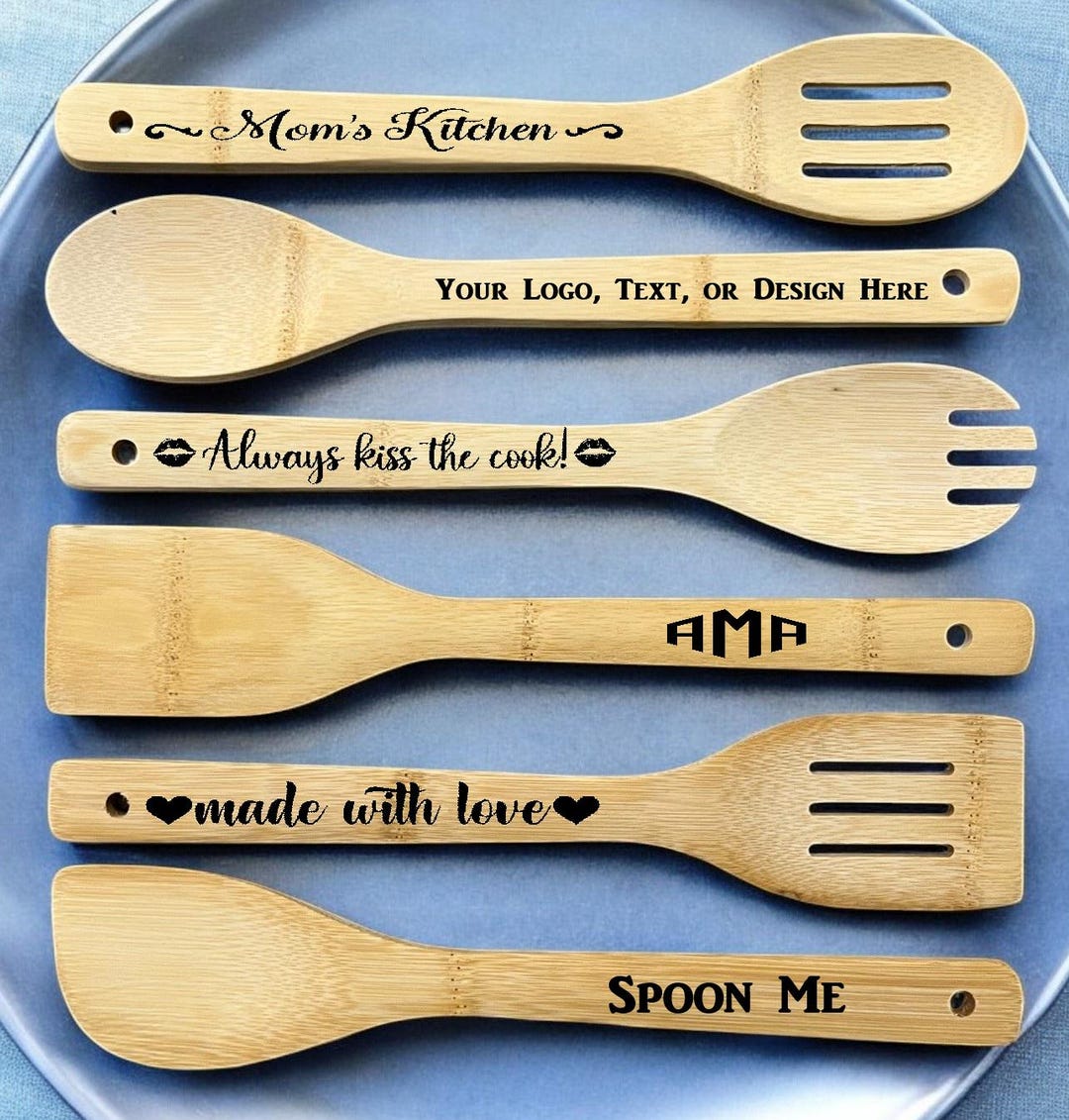 Personalized Kitchen Spoons Gifts for Wife Mother's Day Gifts Cooking ...