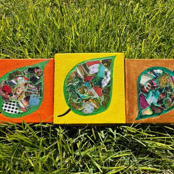 Leaf Collage - Etsy