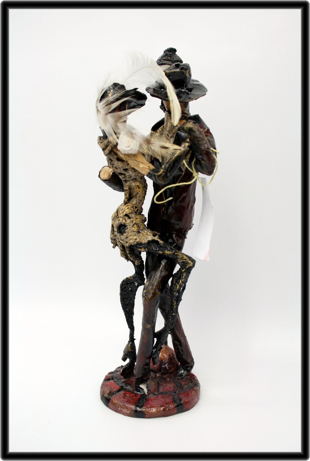 Tango Figure - Paper Mâché - Brownish & White - Etsy