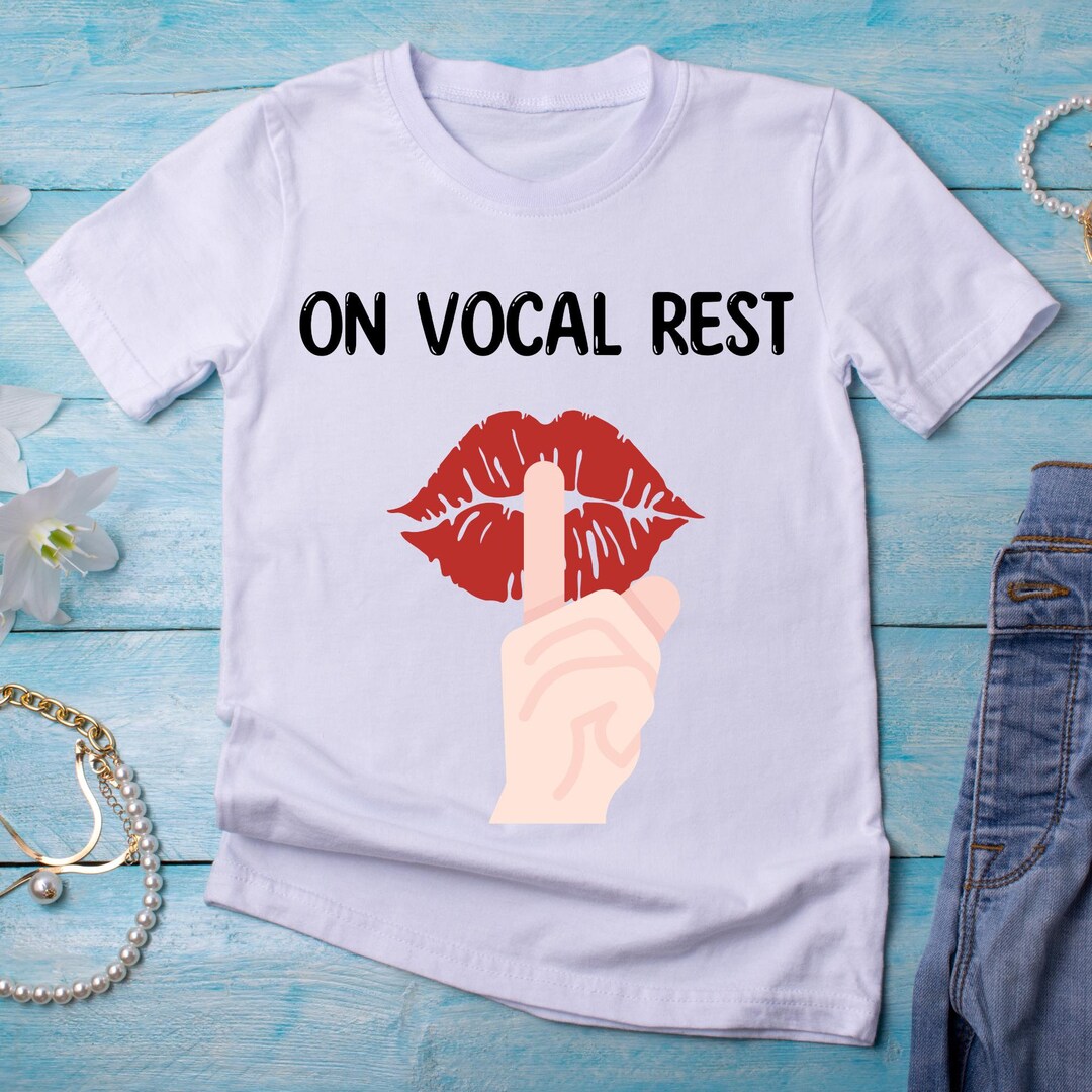 On Vocal Rest Shirt, Theater Kid Gift, Singer, Actor Actress Shirt ...